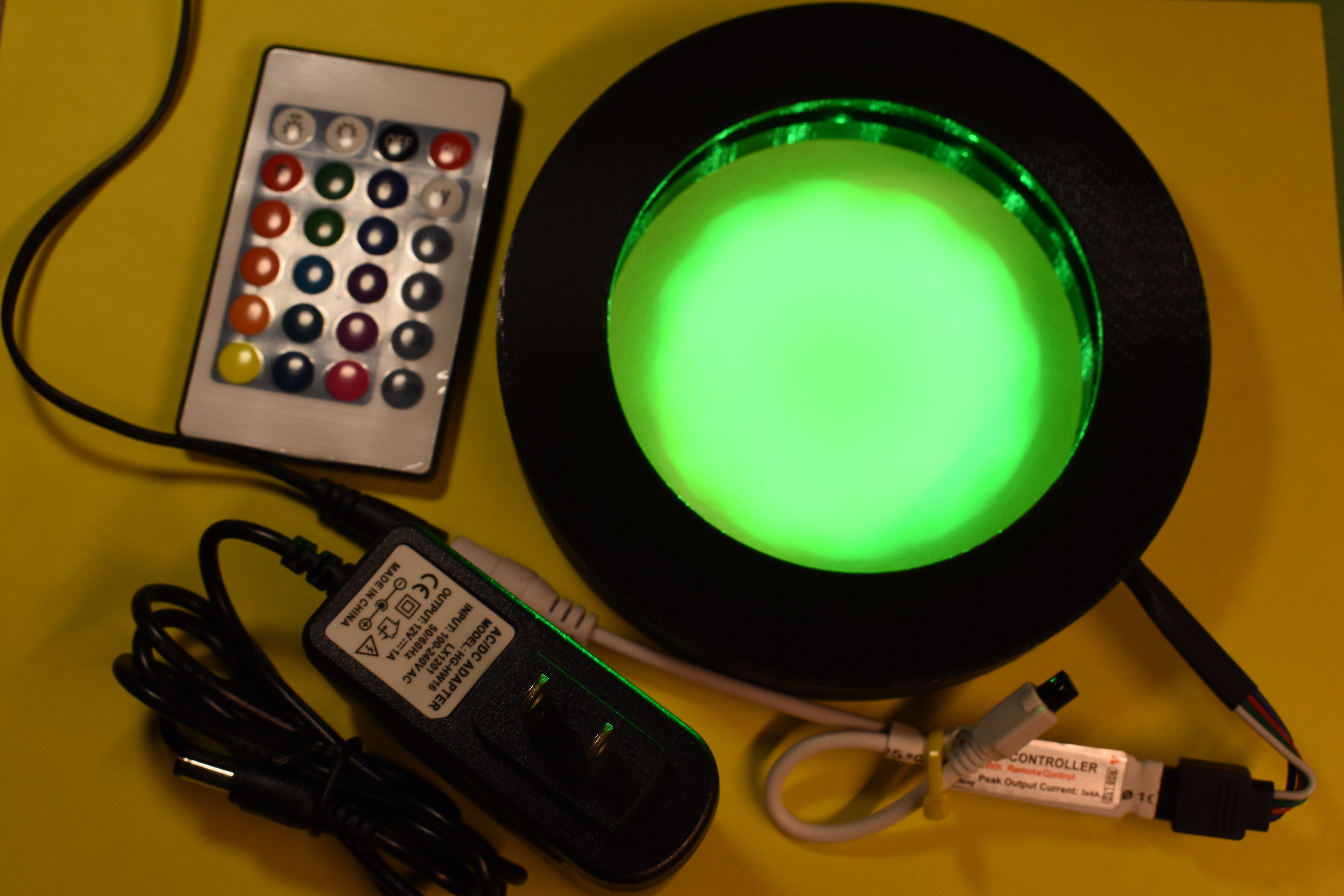 36 Hi-intensity 5mm Red, Green & Blue LED's